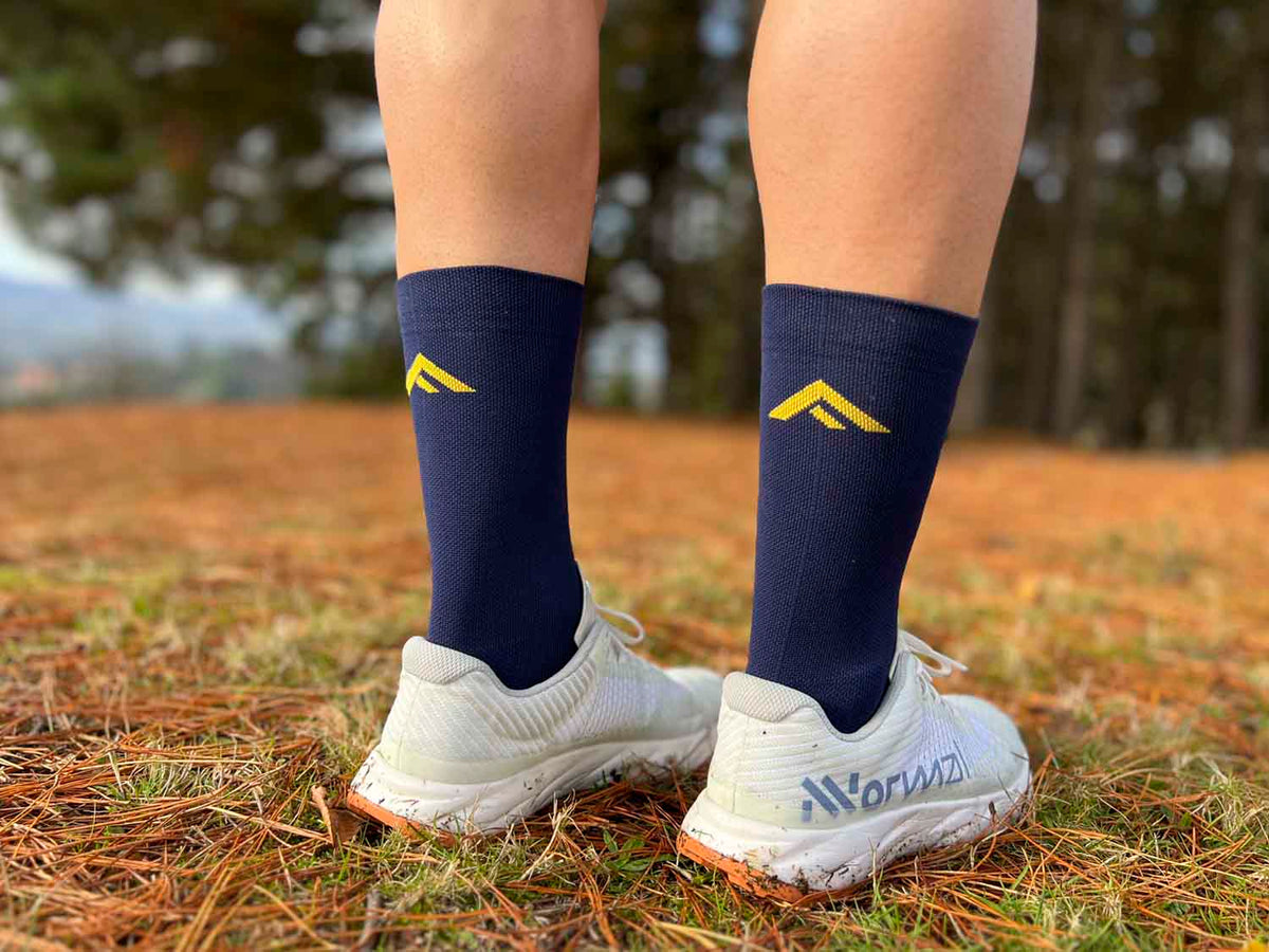 CALCETINES FIND YOUR EVEREST LONG CUT - Midnight Blue