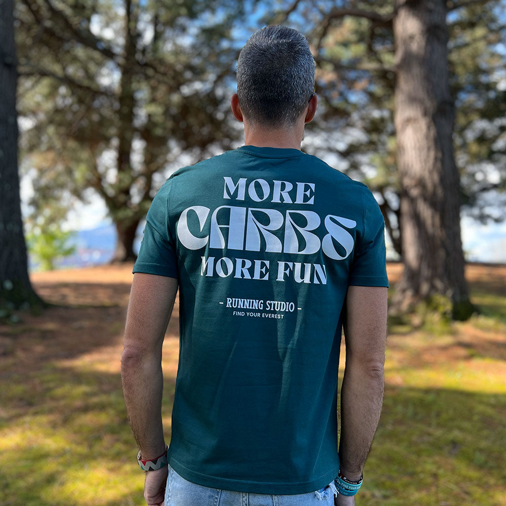 CAMISETA FIND YOUR EVEREST - MORE CARBS MORE FUN - Mori – Find Your Everest