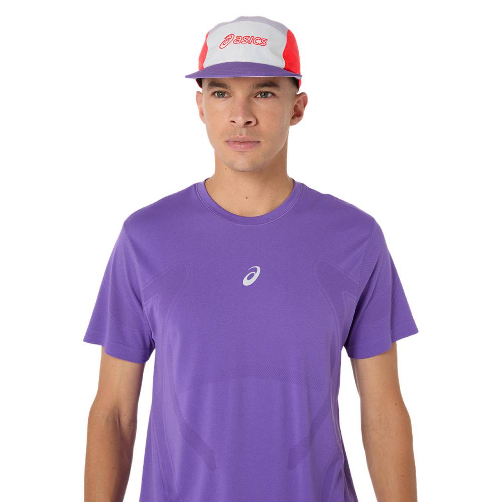 Comprar GORRA ASICS 5 PANEL FLASH RED / EDO PURPLE / DUSK VIOLET Online